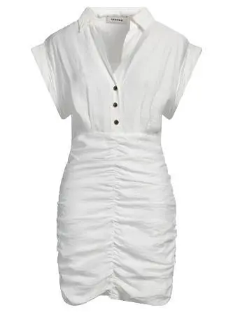 Sandro Mini Shirt Dress - White