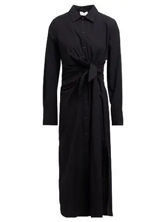 OTTOD'AME Midi Shirt Dress - Black