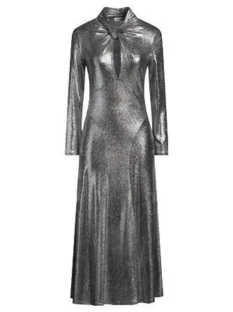 Sandro Flared Maxi Dress - Silver