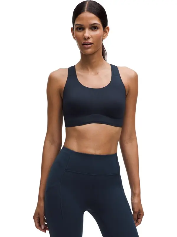Lululemon Go Further Bra With Support Code Technology - True Navy