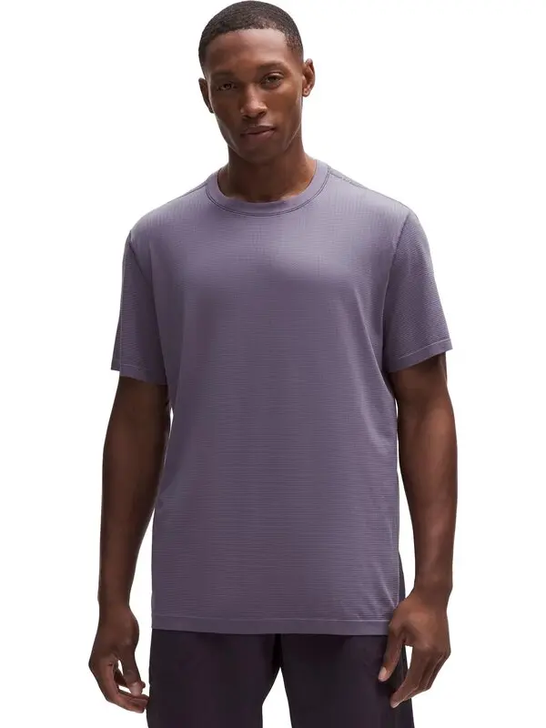Lululemon Metal Vent Tech Relaxed-fit Short-sleeve Shirt - Grape Mist/grape Mist