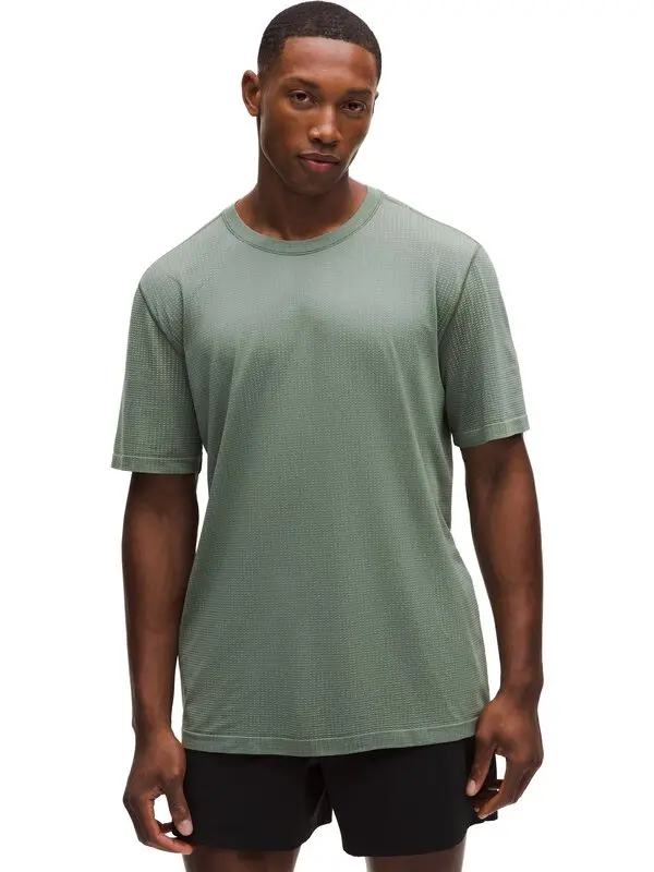 Lululemon Metal Vent Tech Relaxed-fit Short-sleeve Shirt - Meadow Haze/willow Leaf