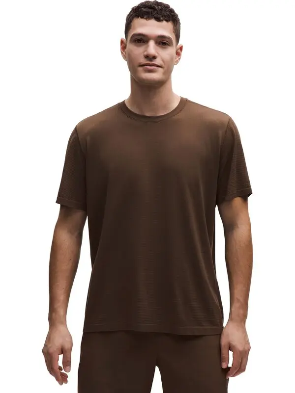 Lululemon Metal Vent Tech Relaxed-fit Short-sleeve Shirt - Walnut Crunch/walnut Crunch