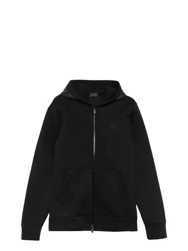 Moncler Zip-up Hoodie - Black
