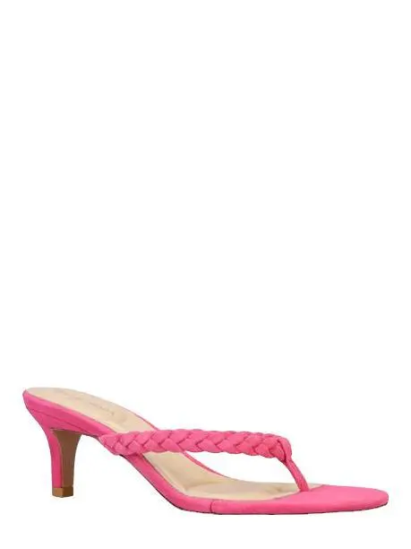 Pelle Moda Earlen Kitten Heel Flip Flop - Hyper Pink
