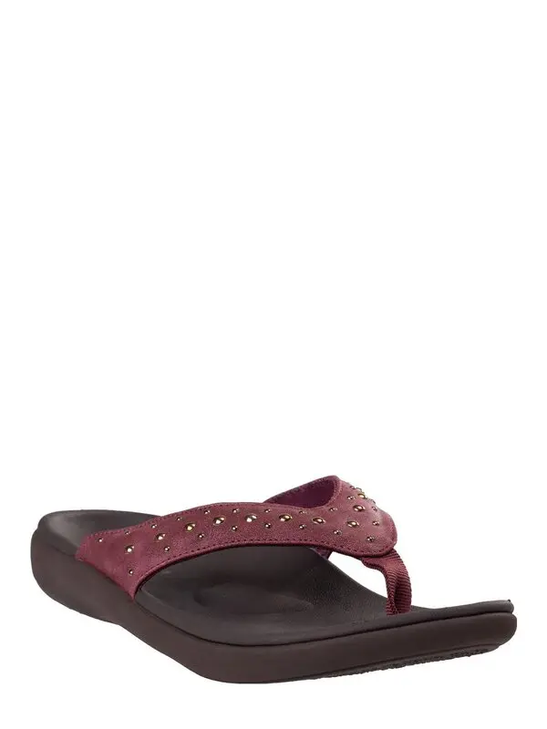 REVITALIGN Yumi Fresca Flip Flop - Mulberry