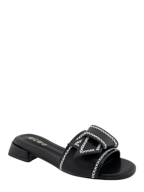 Bcbgmaxazria Amora Slide Sandal - Black