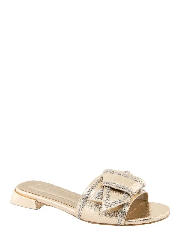 Bcbgmaxazria Amora Slide Sandal - Platino