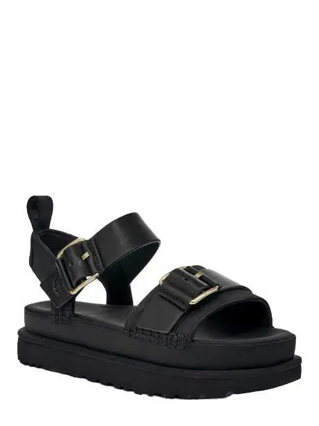 UGG Goldenstar Villa Platform Sandals - Black