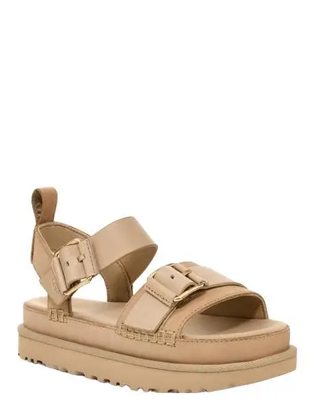 UGG Goldenstar Villa Platform Sandals - Mustard Seed