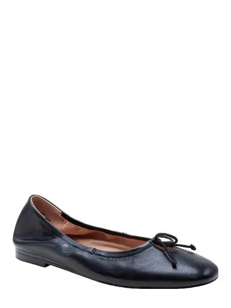 Linea Paolo Mila Ballerina Flat - Black
