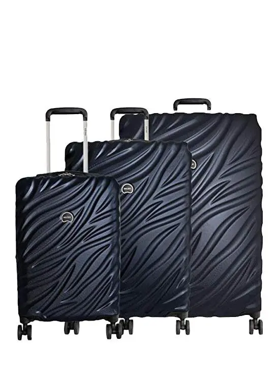DELSEY PARIS Alexis Hardside 3-piece Expandable Spinner Luggage Set - Navy