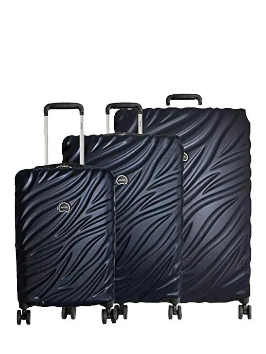 DELSEY PARIS Alexis Hardside Expandable 3-piece Spinner Luggage Set - Navy