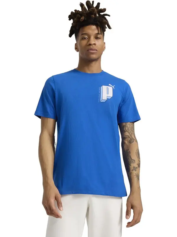 PUMA Graphics Letter T-shirt - Blue