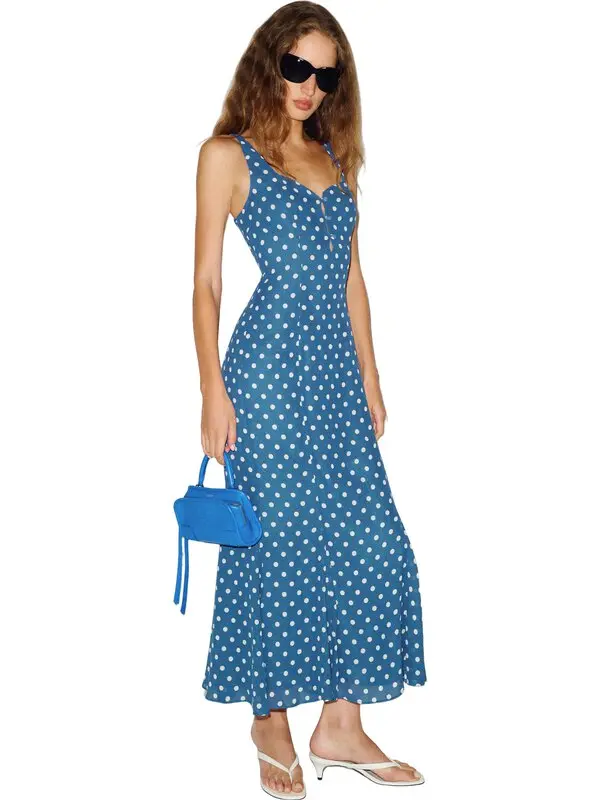 REFORMATION Laine Dress - Blue