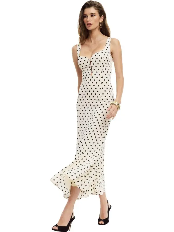 REFORMATION Laine Midi Dress - Ivory