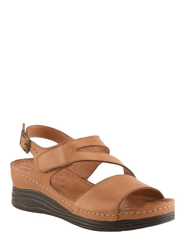 SPRING STEP SHOES Griggs Platform Sandal - Camel