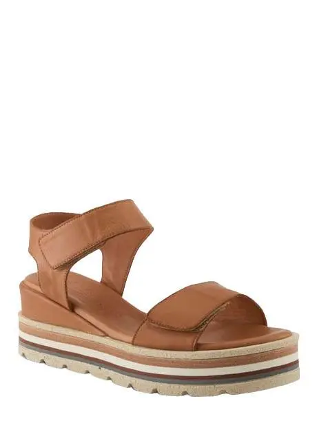 SPRING STEP SHOES Hileman Platform Sandal - Camel