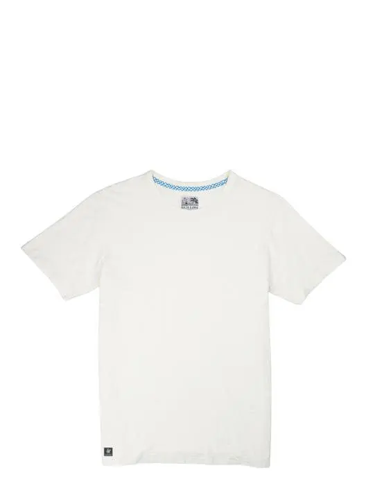 BAJA LLAMA Slub Pima Tee - White