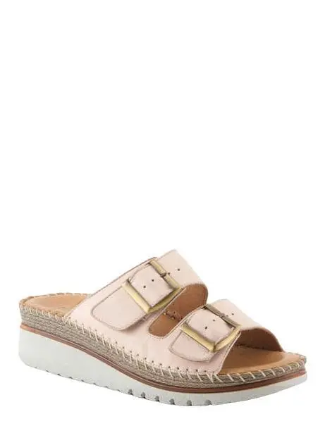 SPRING STEP SHOES Minisia Wedge Sandals - Blush