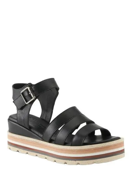 SPRING STEP SHOES Gosalina Platform Sandal - Black