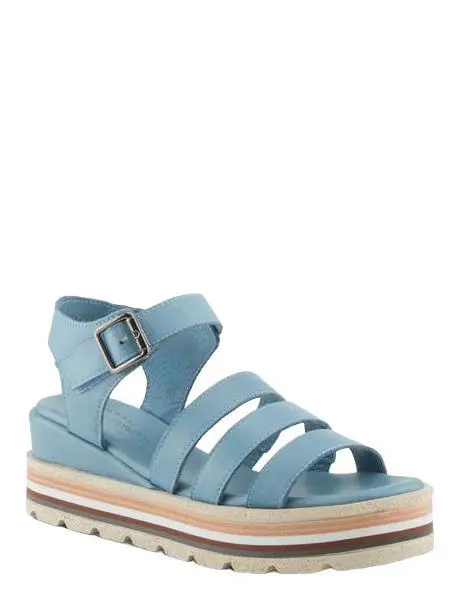 SPRING STEP SHOES Gosalina Platform Sandal - Denim Blue