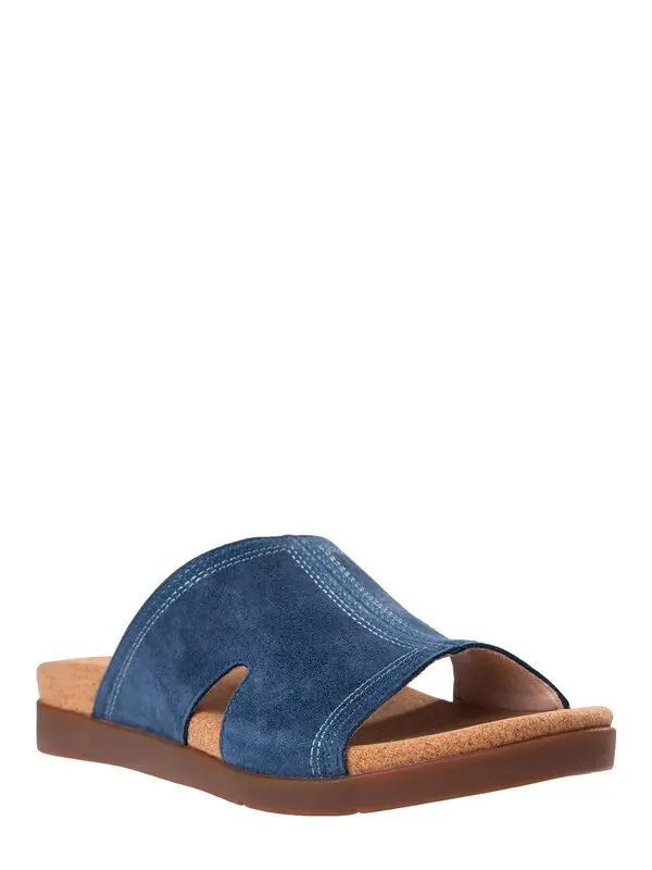 REVITALIGN Palmetto Slide Sandal - Marine Blue