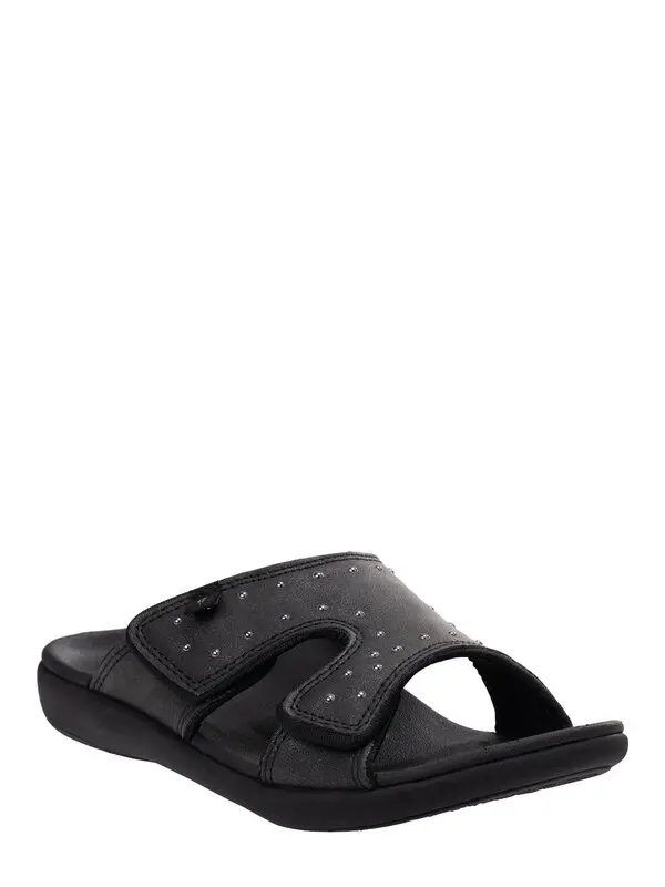 REVITALIGN Kholo Fresca Slide Sandal - Black