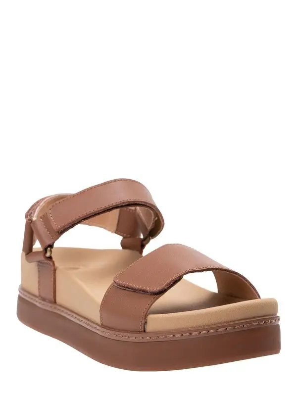 REVITALIGN Kiera Ankle Strap Sandal - Tan