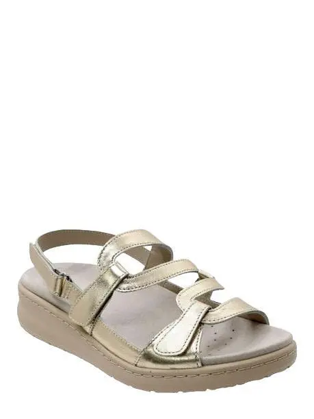 DAVID TATE Femme Wedge Sandal - Platinum