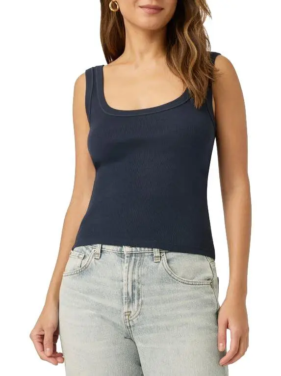 Splendid Faye Scoop Neck Tank - Navy