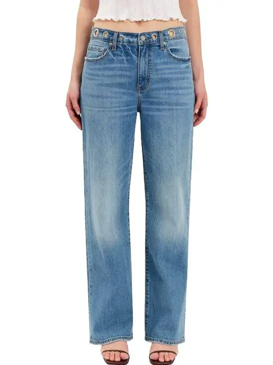 DAZE 1999 Ripped High-waist Jeans - No Rules