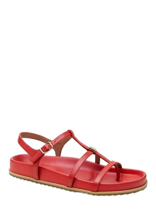 Linea Paolo Lilith Ankle Strap Sandal - True Red