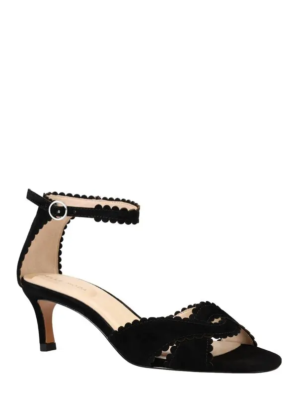 Pelle Moda Umelo Ankle Strap Sandals - Black