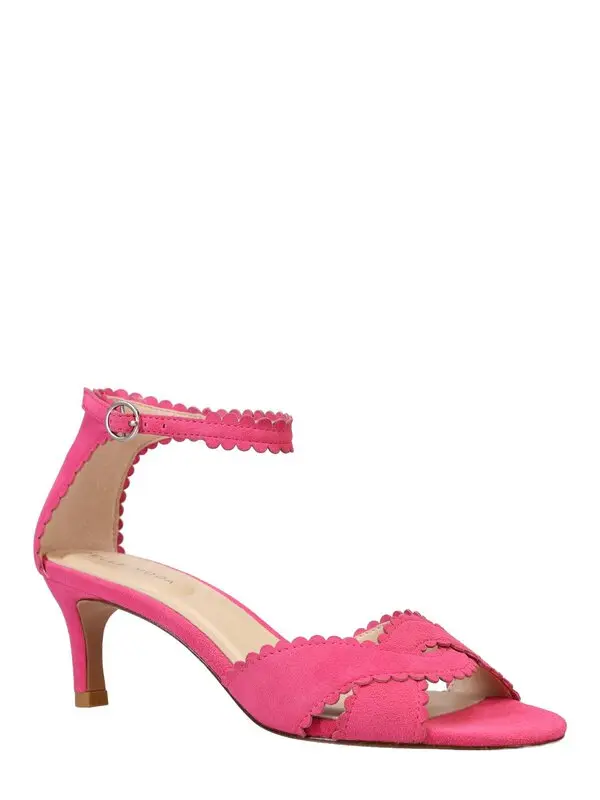 Pelle Moda Umelo Ankle Strap Sandals - Hyper Pink