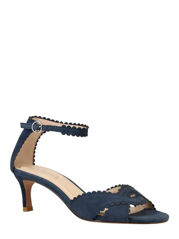 Pelle Moda Umelo Ankle Strap Sandals - Midnight