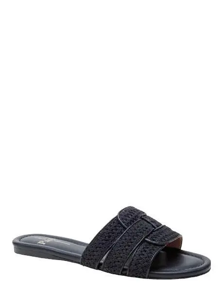 Linea Paolo Legacy Slide Sandals - Black