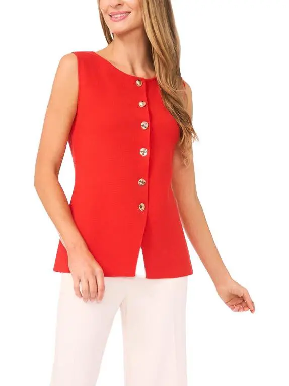 Ted Baker London Sleeveless Top - Cherry Tomato