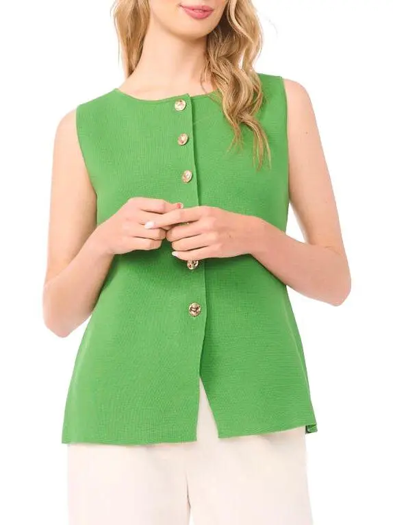 Ted Baker London Sleeveless Top - Green Bee