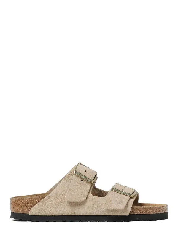 BIRKENSTOCK Arizona Suede Sandals - Sand
