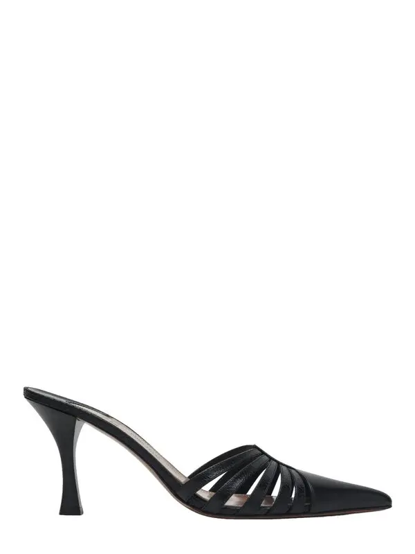 Paris Texas Heeled Sandal - Black