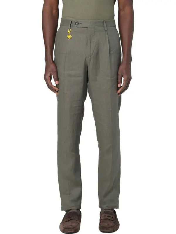 MANUEL RITZ Tailored Trousers - Green