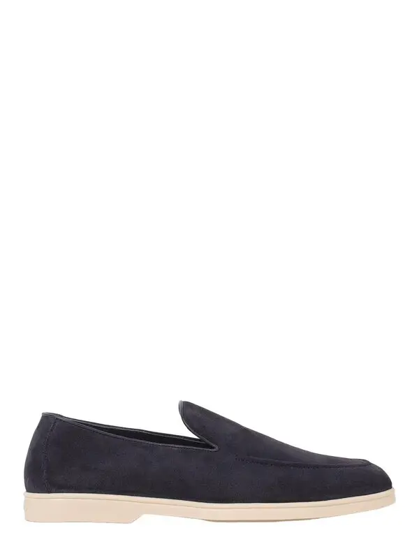 DOUCAL'S Leather Loafers - Blue 2