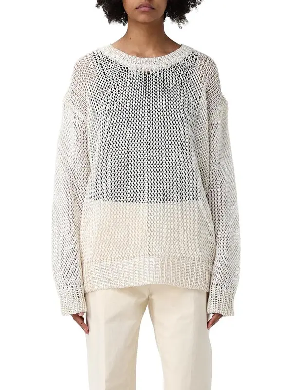 JIL SANDER Textured Knit Sweater - White