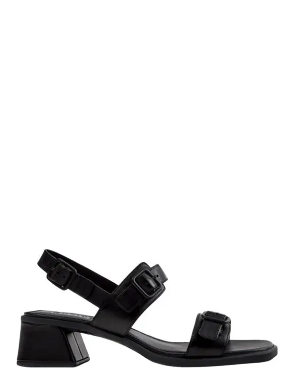 Camper Heeled Sandal - Black