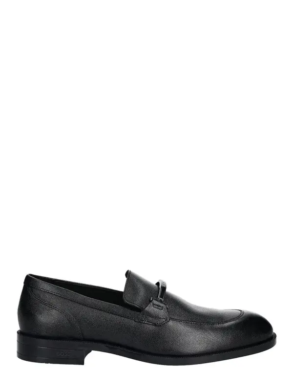 BOSS Leather Loafers - Black