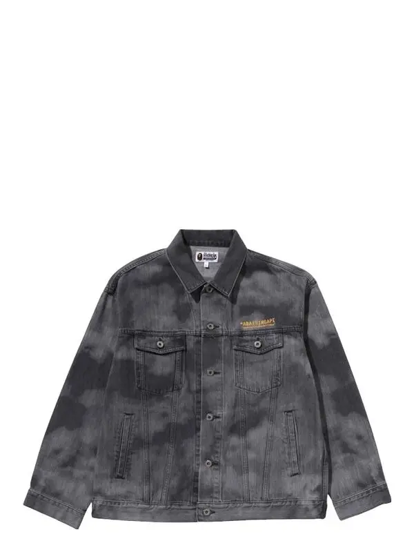 BAPE High Tone Bleach Denim Jacket - Black