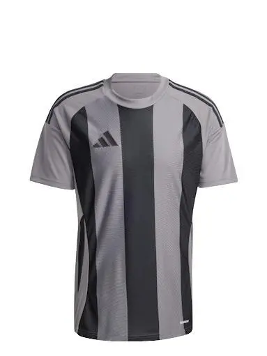 Adidas Striped 24 Jersey - Team Grey Four/black