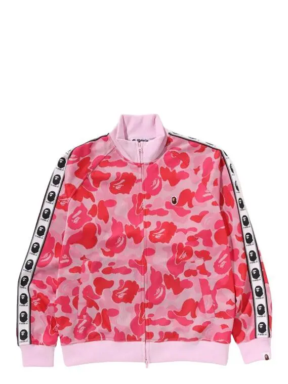 BAPE Abc Camo Jacquard Track Jacket - Pink
