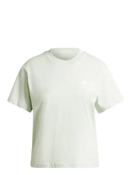 Adidas Essentials Small Logo T-shirt - Linen Green